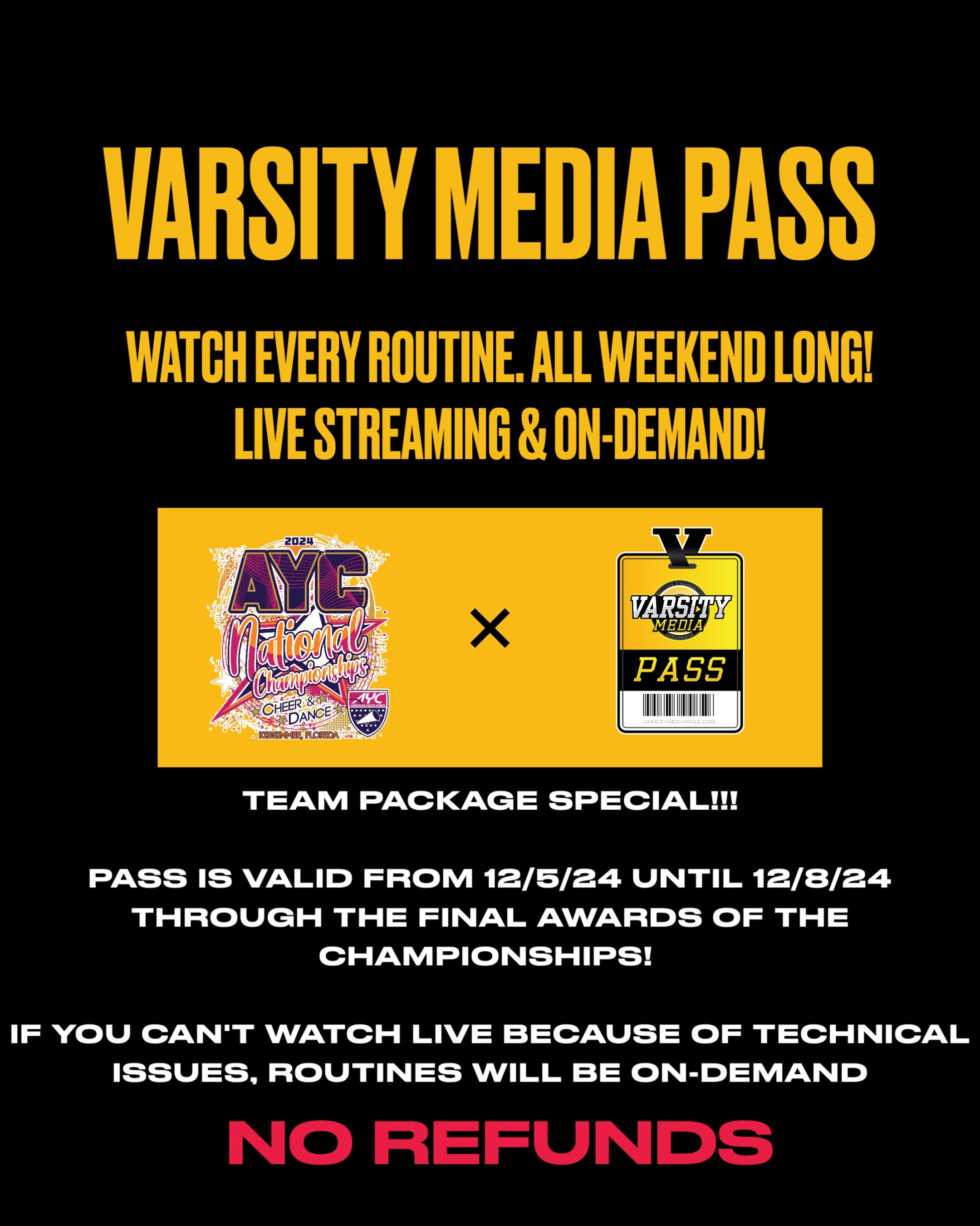 Varsity Media Pass
